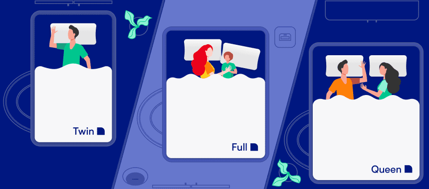 Twin Vs Full Vs Queen Mattress Size Comparison Guide Nectar Sleep